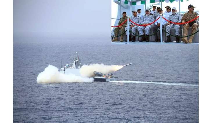Impressive Fire Power Display By Pakistan Navy In North Arabian ...