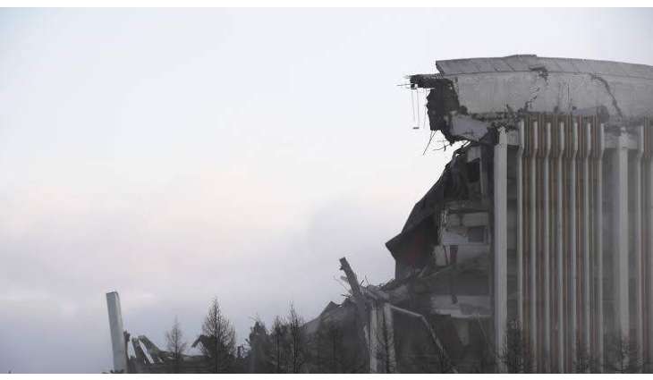 Workers May Be Under Rubble As Roof Collapses In Russias St. Petersburg ...
