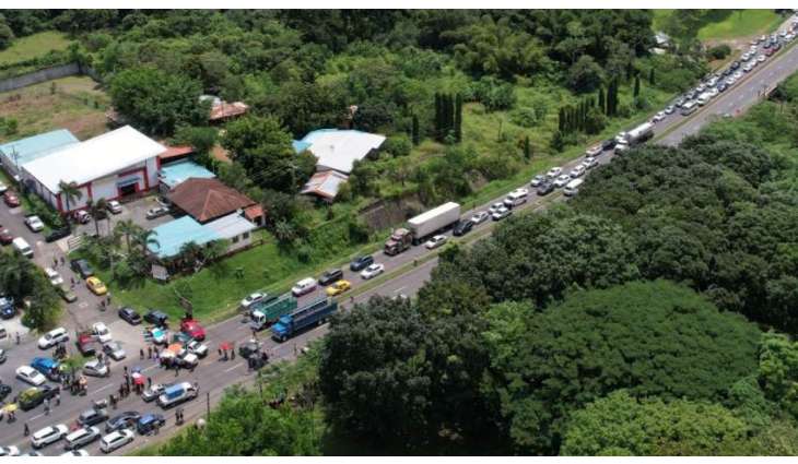 Protesters In Peru Block Pan-American Highway, Creating Miles-Long ...