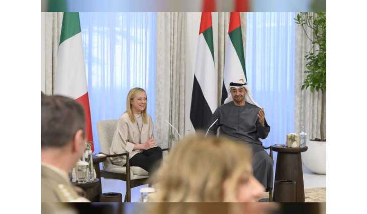 UAE President Receives Prime Minister Of Italy | Pakistan Point