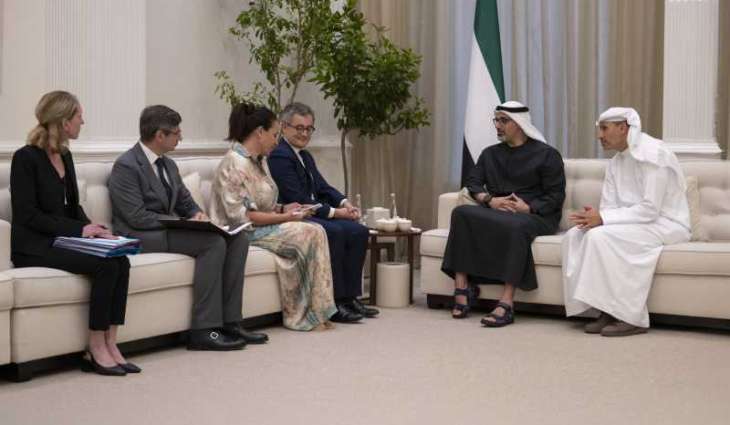 Khaled Bin Mohamed Bin Zayed Meets French Minister Of Justice ...